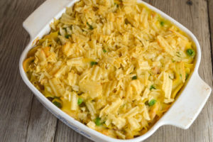 Chicken Ole Casserole Recipe with Green Chiles - These Old Cookbooks