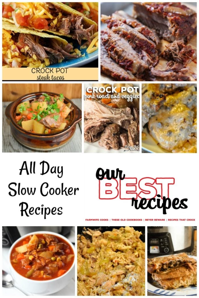 All Day Slow Cooker Recipes Our Best Recipes - These Old Cookbooks