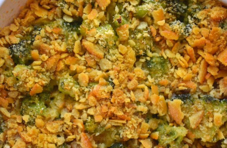 Fresh Broccoli Casserole Recipe with 4 ingredients - These Old Cookbooks