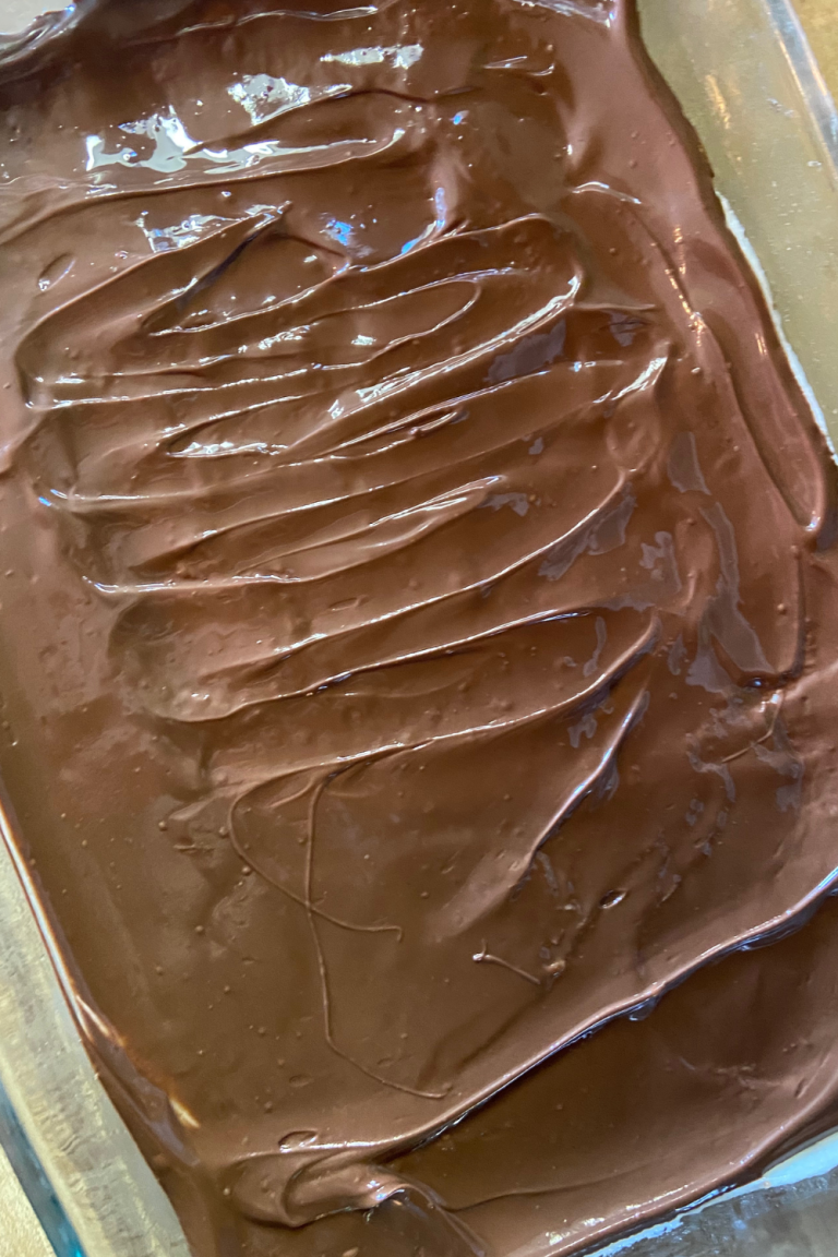 Three Layer Chocolate Squares - These Old Cookbooks
