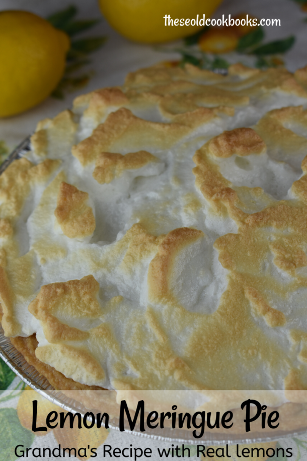Grandma's Lemon Meringue Pie Recipe - These Old Cookbooks