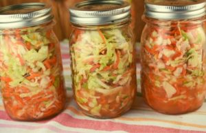 Amish Freezer Slaw Recipe - Make-ahead Coleslaw - These Old Cookbooks