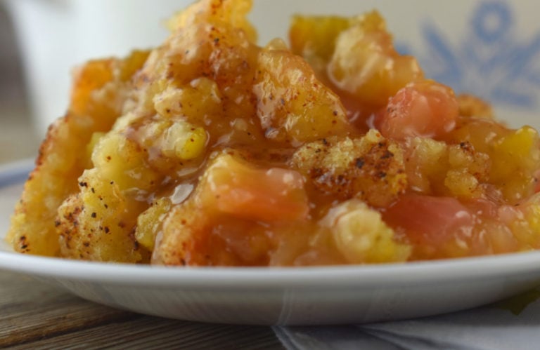 Old Fashioned Rhubarb Cobbler Recipe - These Old Cookbooks