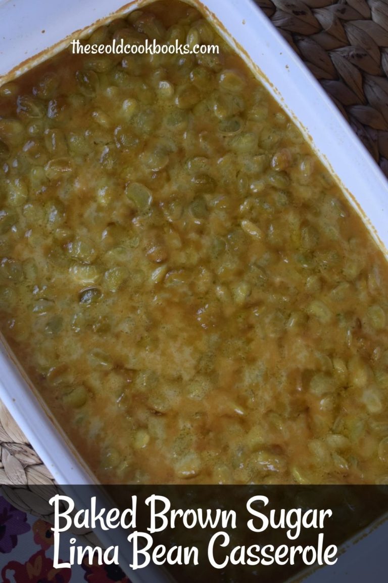 Baked Lima Bean Casserole Recipe - These Old Cookbooks
