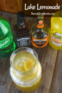 Lake Lemonade Cocktail Recipe - These Old Cookbooks