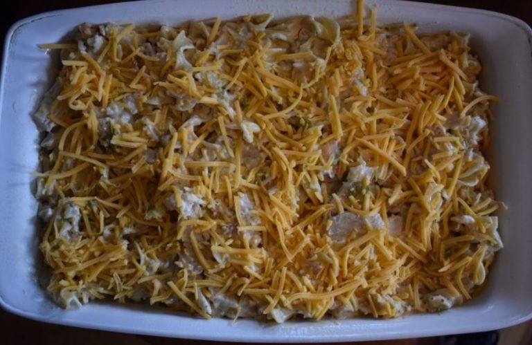 Chicken Ole Casserole Recipe with Green Chiles - These Old Cookbooks