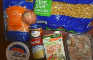 Chicken Ole Casserole Recipe with Green Chiles - These Old Cookbooks