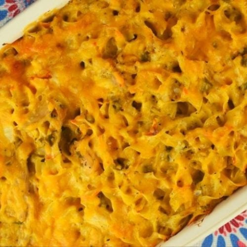 Chicken Ole Casserole Recipe with Green Chiles - These Old Cookbooks
