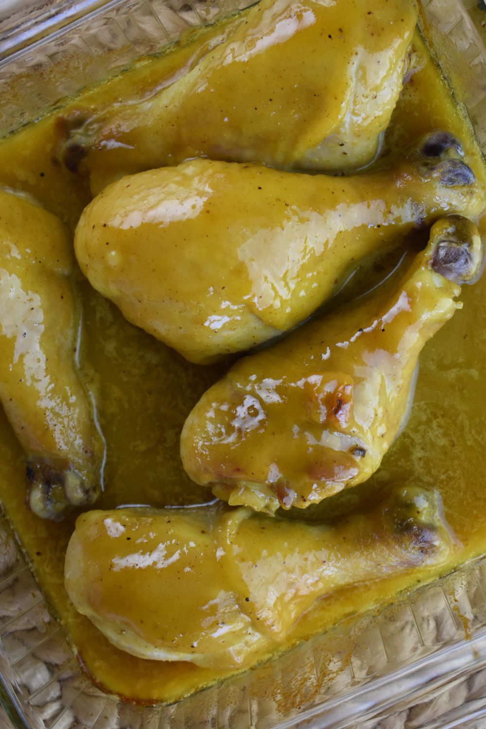 Honey Mustard Baked Chicken Recipe - Chicken Diable - These Old Cookbooks