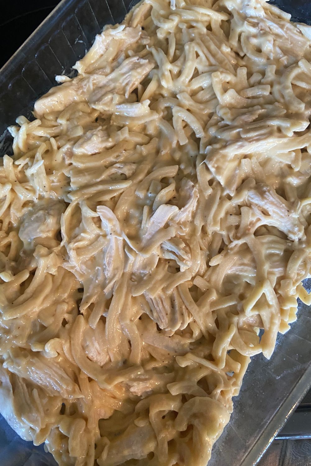 Chicken and Noodle Shepherd's Pie Recipe - These Old Cookbooks
