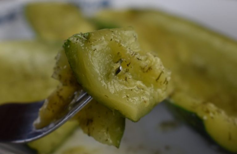 Dilled Zucchini Recipe with 3 Ingredients - These Old Cookbooks